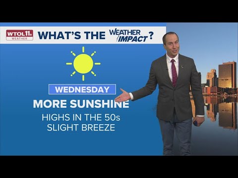 Chilly Tuesday night turns into a Wednesday warm up | WTOL 11 Weather - April 15