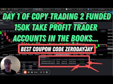 So... I Started Copy Trading My Funded 150K Take Profit Trader Accounts