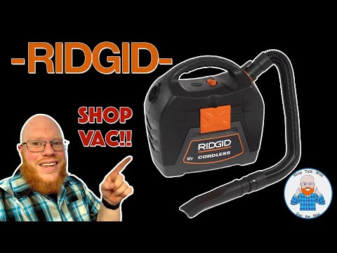 RIDGID 18V CORDLESS WET/DRY VAC- REVIEW!! #ridgid #ridgidtools #woodworking #tools #carpentry