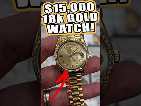 $15,000 Gold Rolex Watch!