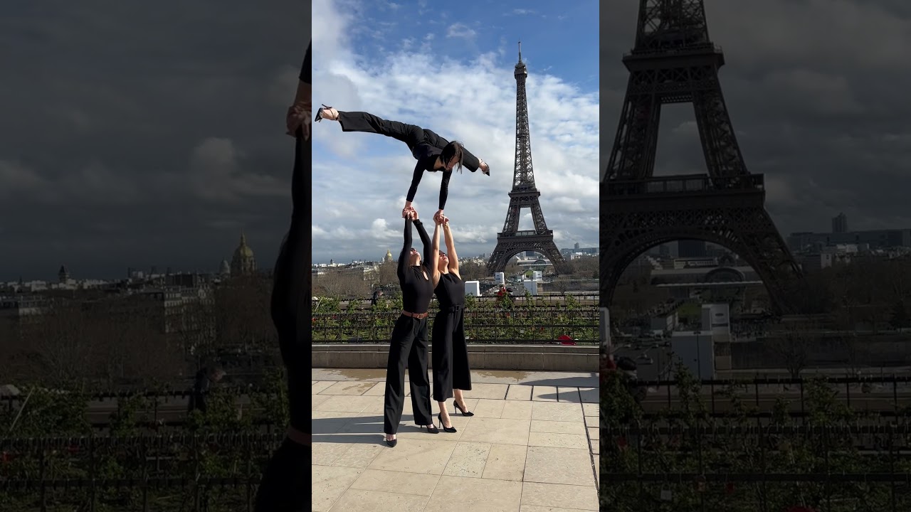 Woman’s strength, balance, endurance, sensuality ❤️ Acrobatics trio Three G.