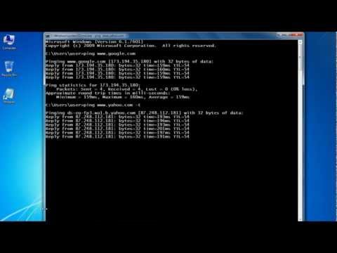 How to Check Ping in Windows 7