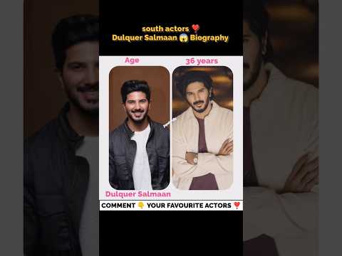 Dulquer salmaan 😱 biography net worth age 💕 wife mother 🔥💯 #shorts #ytshorts