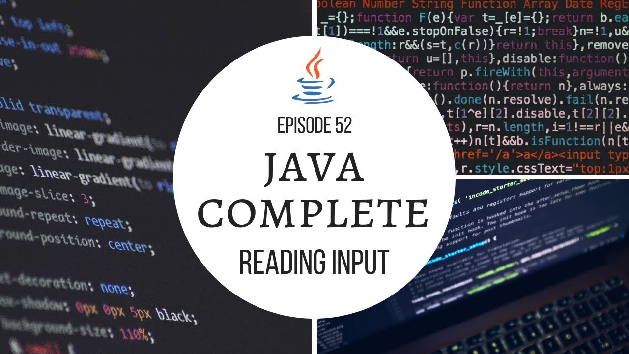 Java Complete Tutorial Ep. 52 - Reading Input(BufferedReader)