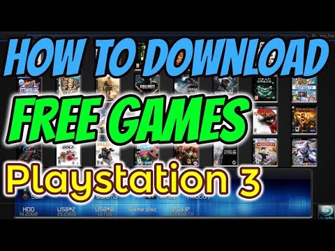How to download games PS3 Playstation 3 Jailbreak