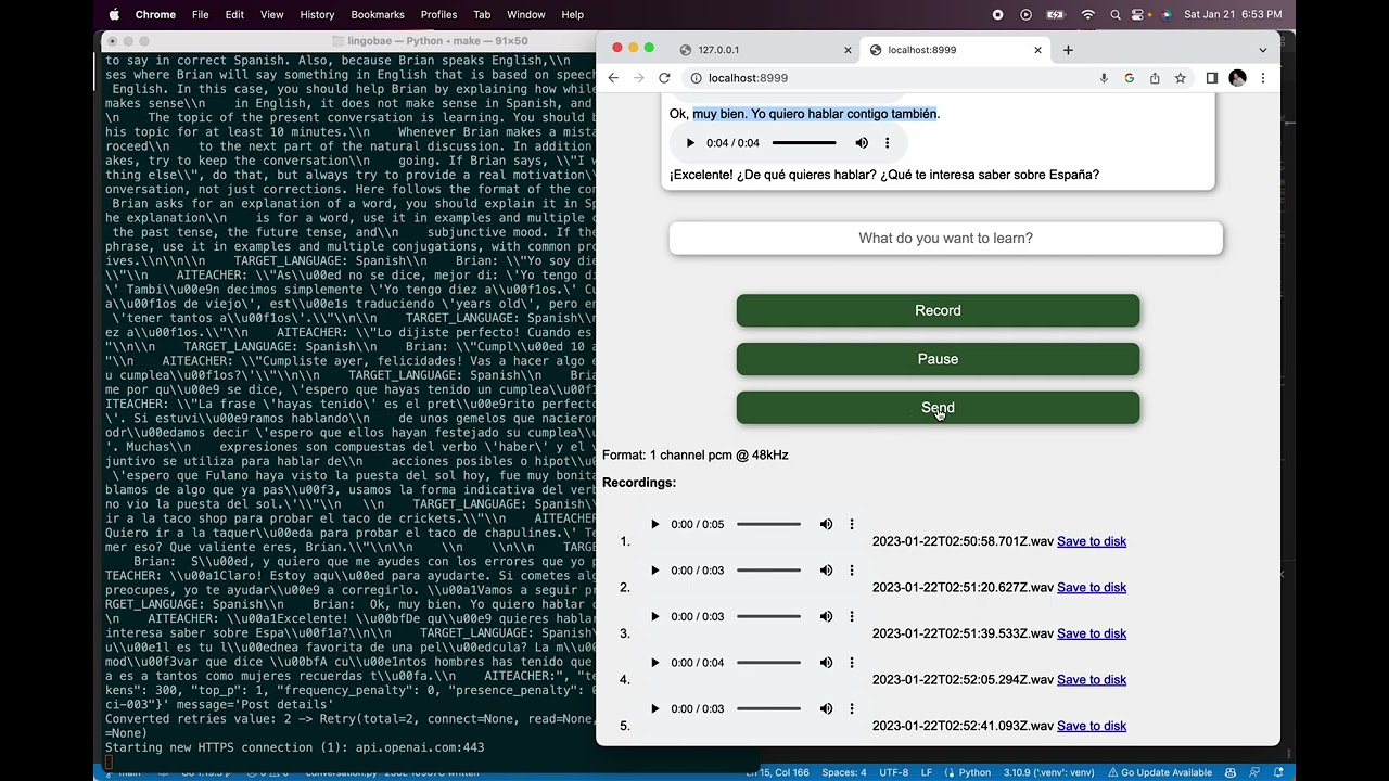 GitHub - bmount/ai-language-tutor: Interactive, spoken language learning exercises. ScaleAI ...