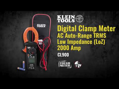 Digital Clamp Meter, AC Auto-Range TRMS, Low Impedance (LoZ), 2000 Amp (CL900)