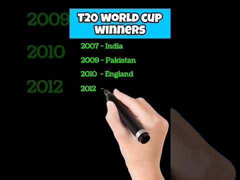 T20 world cup winners list