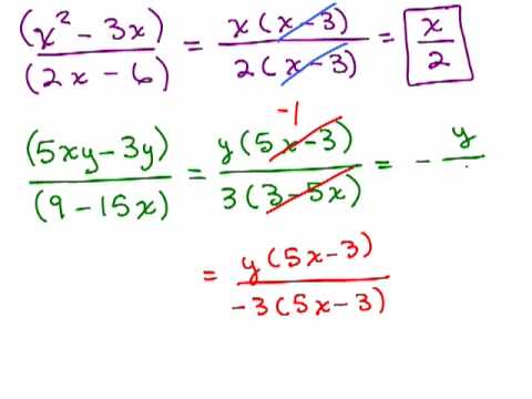 Intro to Rational Expressions, and Simplifying - Expii