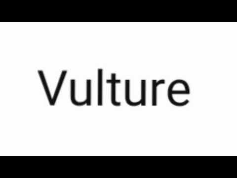 How to pronounce Vulture.