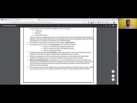 CAT PATTERN CHANGED - Everything you need to know !- CAT 2020 pattern changed. Deadline extended