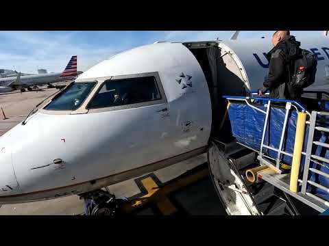 Washington DC (IAD)- Moab, UT (CNY) on United. Flight timelapse.
