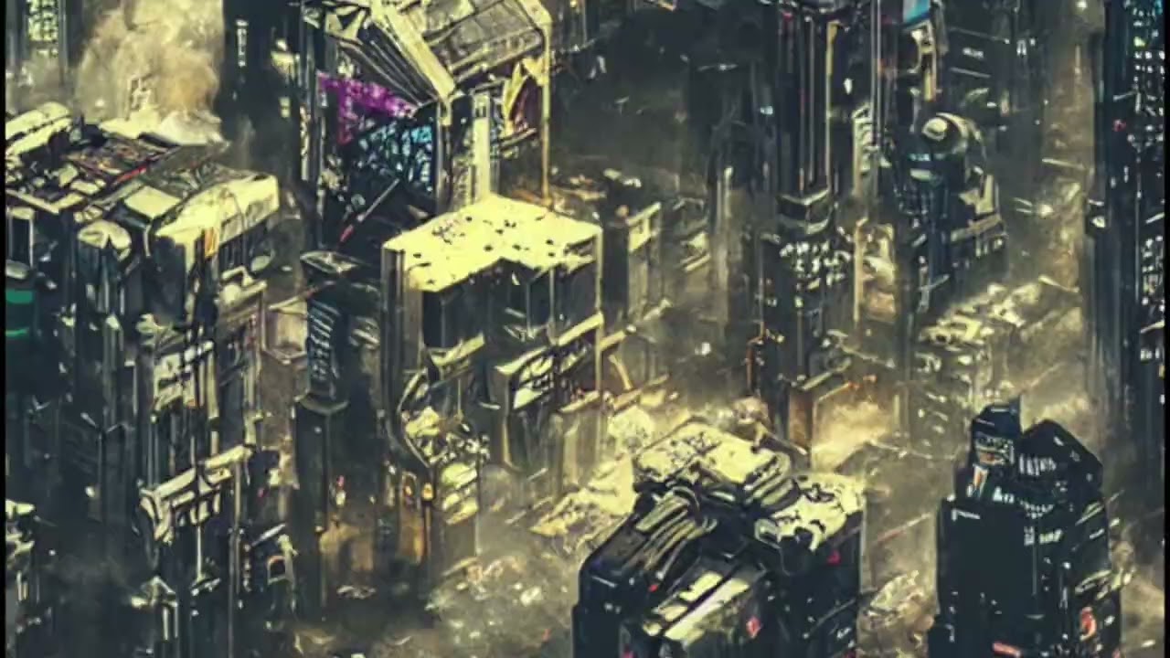 Deforum Stable Diffusion - AI City  - Animation Example