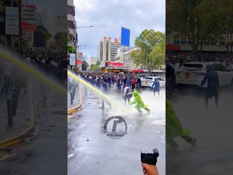 Scenes of reject finance bill 2024 demos.