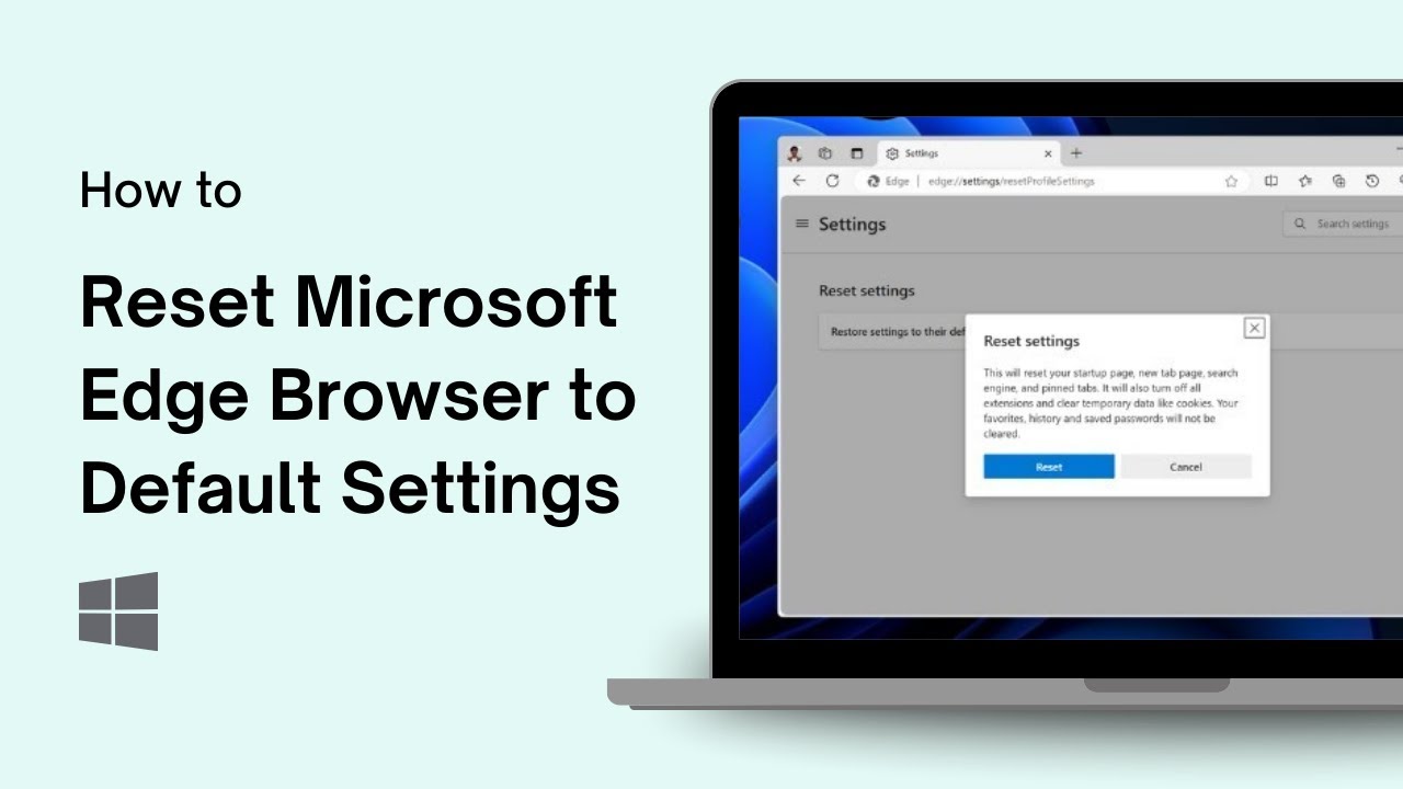 How to Reset Microsoft Edge Browser to Default Settings