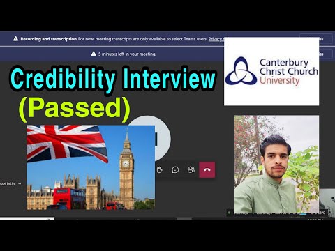 Canterbury Christ Church University Credibility Interview | UK Universities Student | CCCU