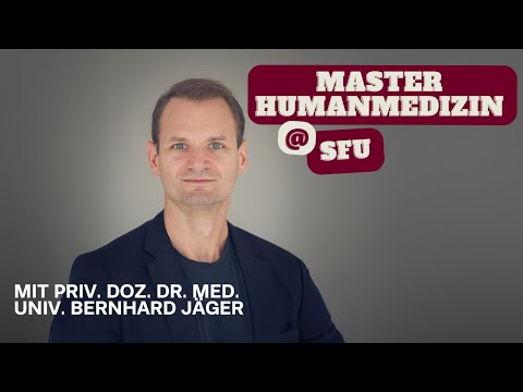 SFU MED | Priv. Doz. Dr. med. univ. Bernhard Jäger | Studiengangsleiter Master Humanmedizin