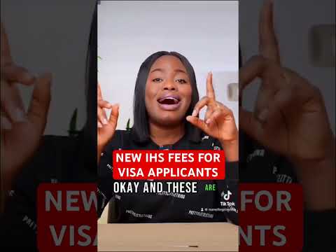New IHS FEES for visa applicants