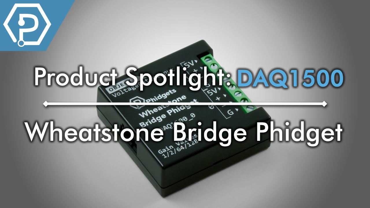 Wheatstone Bridge Phidget - DAQ1500_0 - Phidgets
