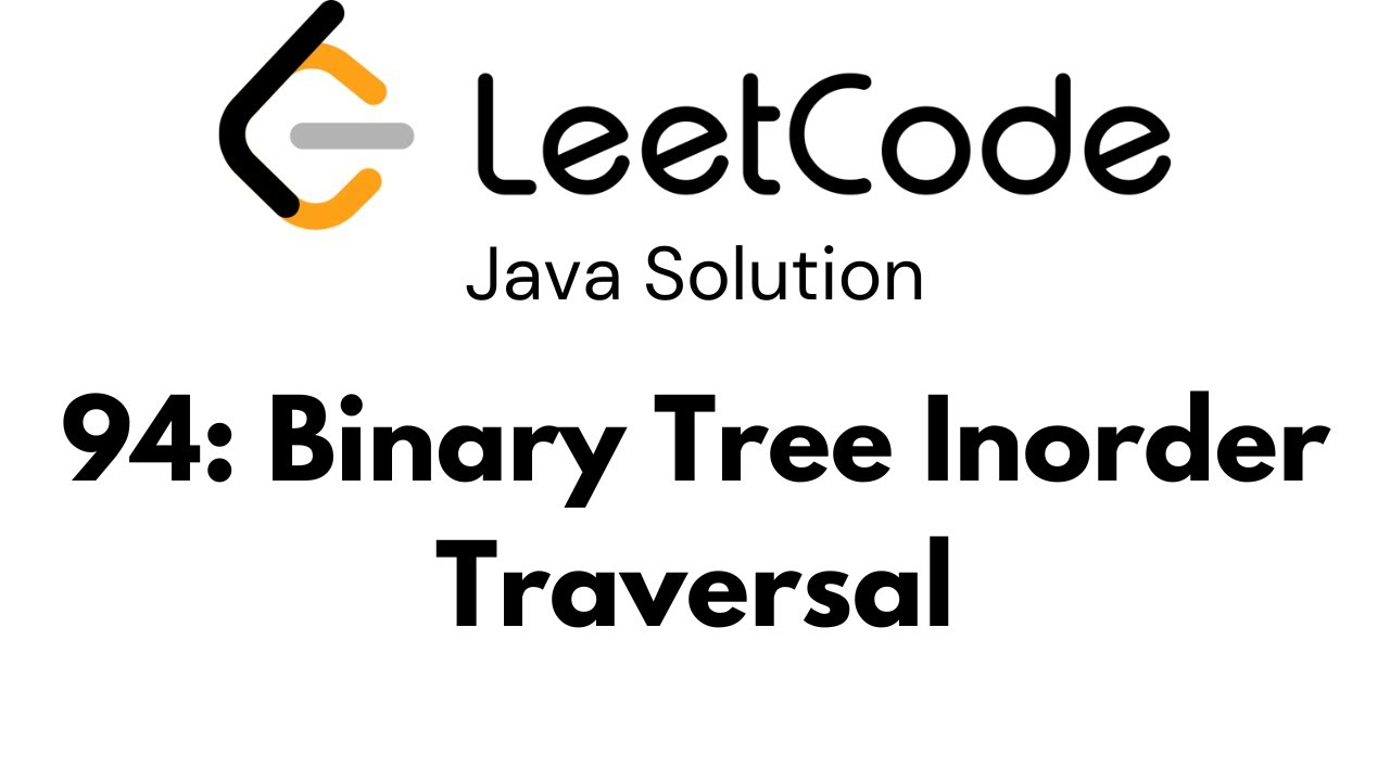 [JAVA SOLUTION] Binary Tree Inorder Traversal (Recursive) - LeetCode