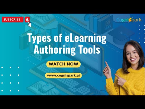 Types of eLearning Authoring tools | CogniSpark AI