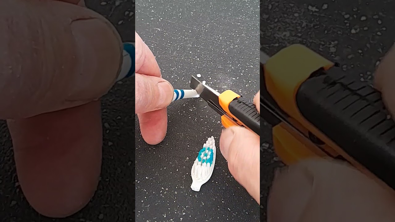 DIY Crochet Hook From a Toothbrush #diy