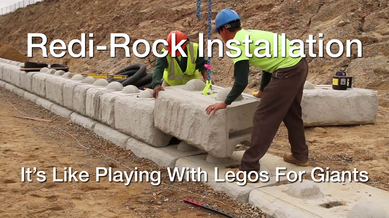 Why Contractors Choose Redi Rock Retaining Walls (Installation Overview)