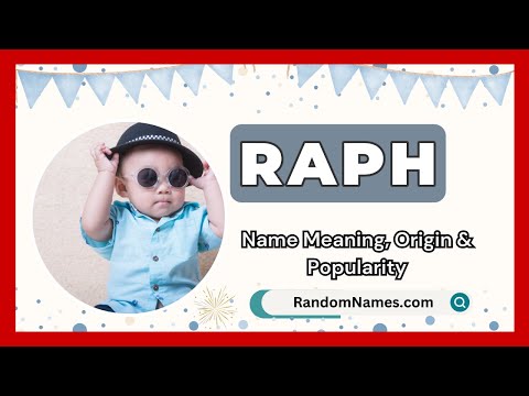 Raph - Baby Boy Name Meaning, Origin & Popularity - RandomNames.com