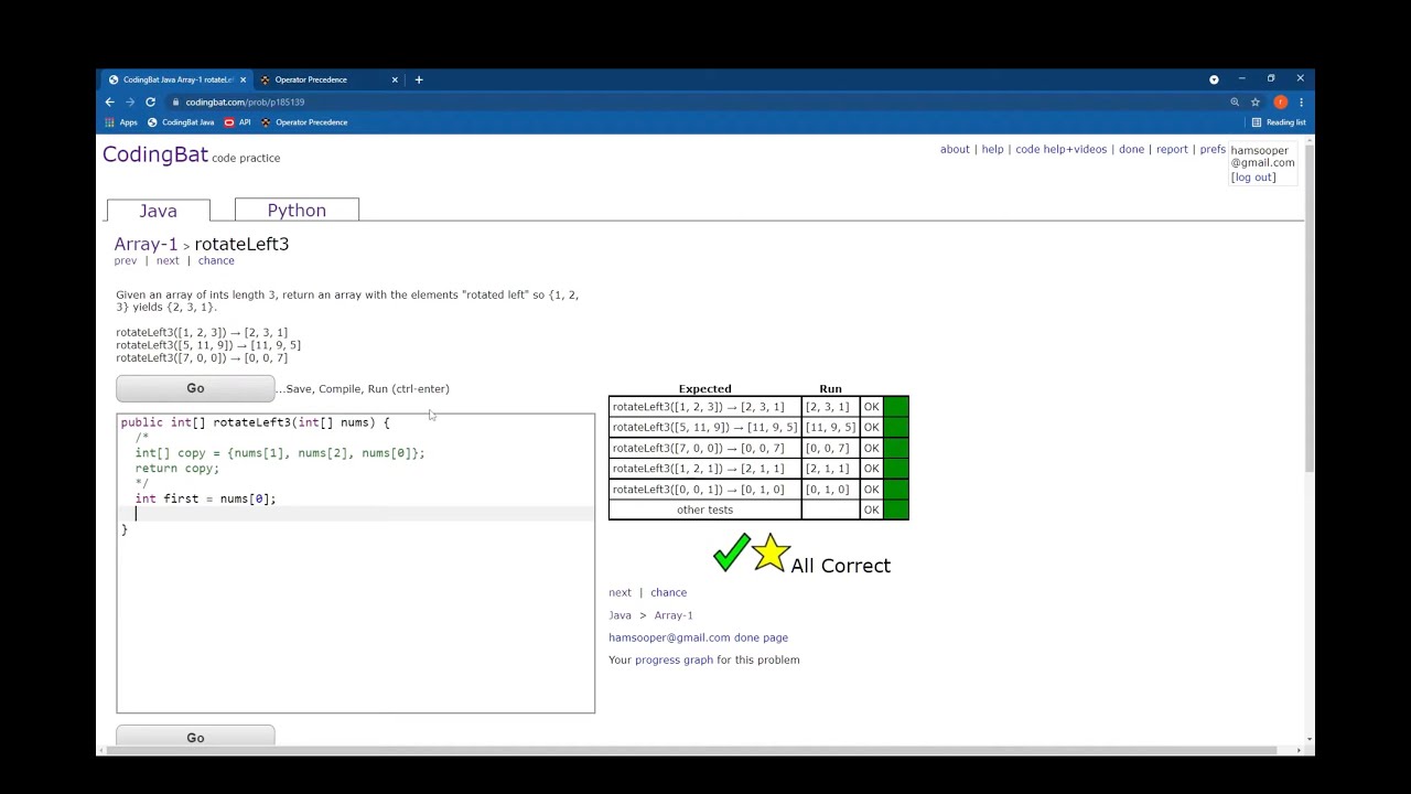 CodingBat Walkthrough: Array-1