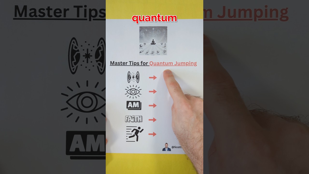 Master Tips for Quantum Jumping #manifestation #lawofattraction #lawofassumption