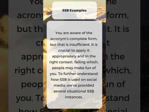 Snapchat Guide#16: What Does SSB Mean On Snapchat | SSB Mean On Snapchat | SSB Mean On Social Media