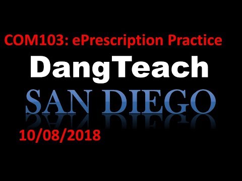 COM103: ePrescription Practice in DAA Visual SuperScript