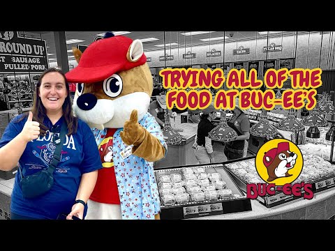 I TRIED ALL OF THE FOOD AT BUC-EE’S- The World’s Largest Gas Station