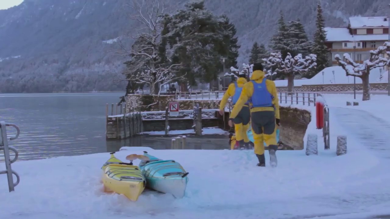 Winter Kayak Tour Interlaken, Switzerland