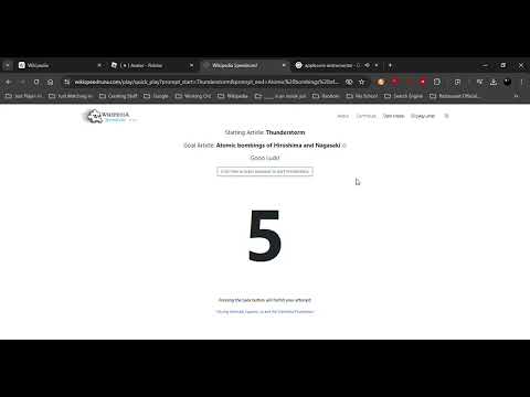 The Fastest Wikipedia Speedrun Ever