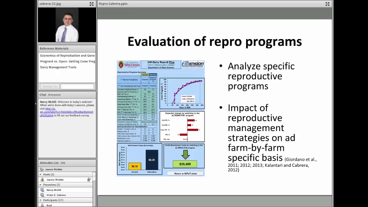 Economic Analysis Tools for Dairy Reproduction Programs