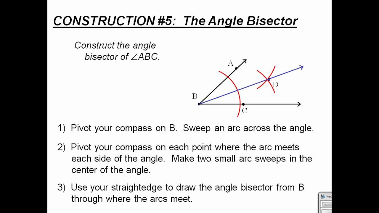 Lesson 3 4   Angle Bisectors