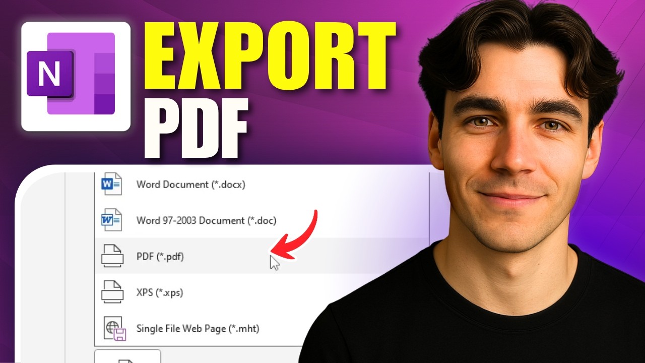 How To Export Onenote As PDF Files (Tutorial 2026)