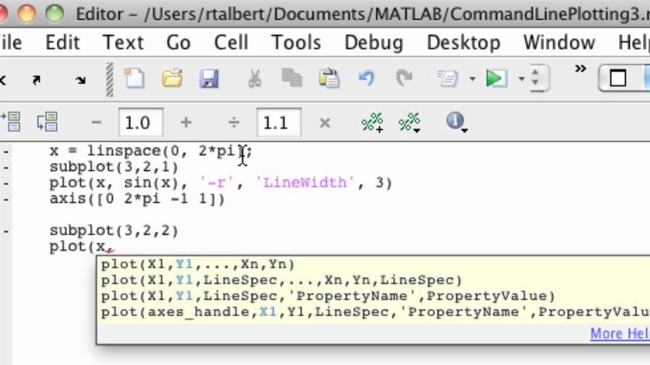MATLAB Command Line Plotting, Part 3