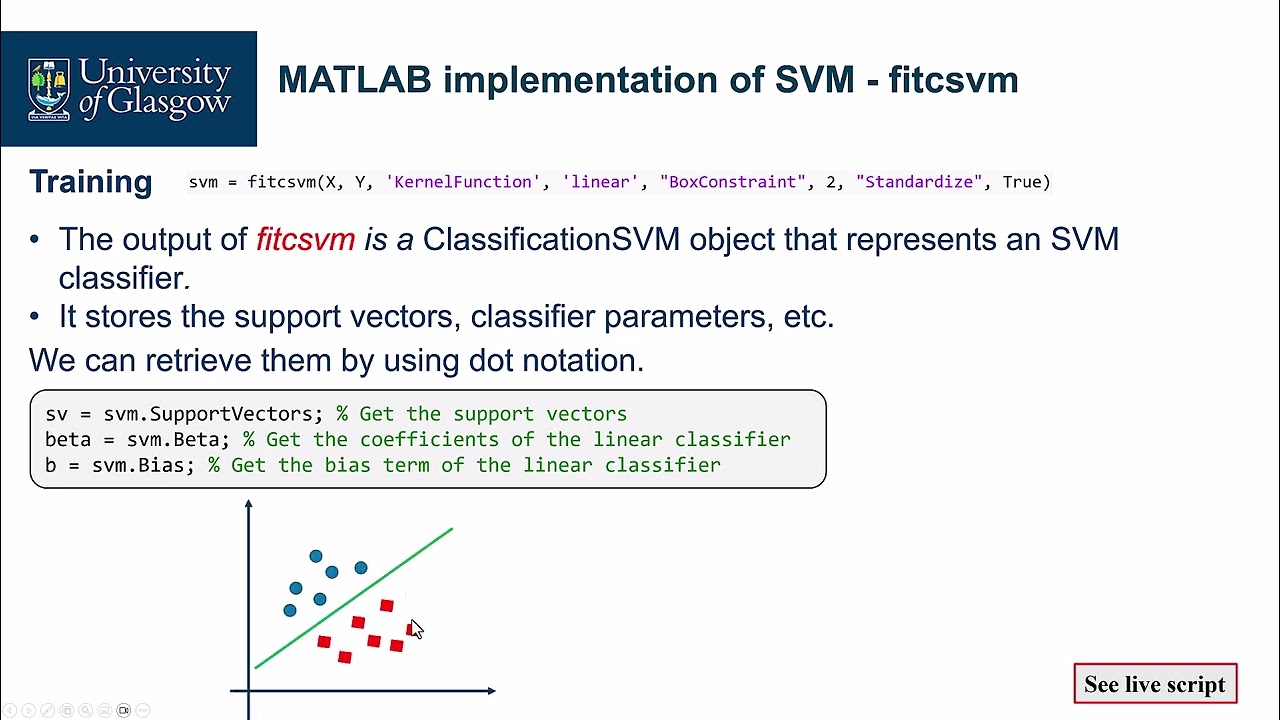 Support Vector Machine Implementation: MATLAB Implementation of SVM