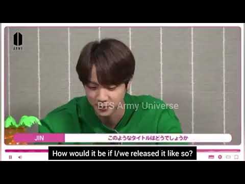 (Eng Sub) BTS Jin - Snack time | Japan Fanclub | BTS Corner