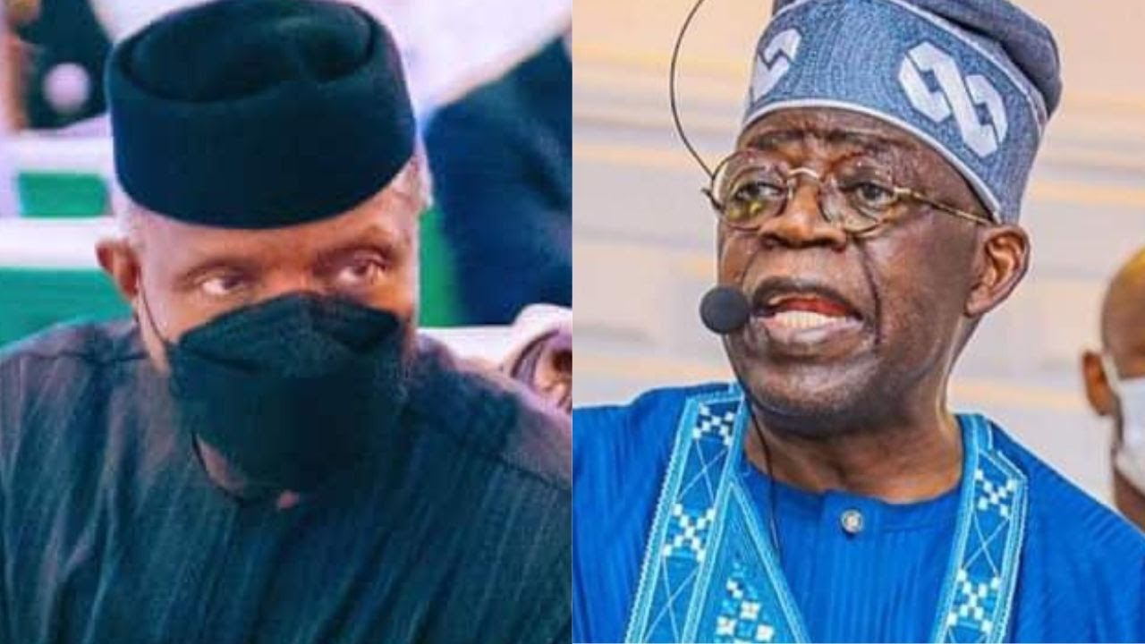 Tinubu snubs Osinbajo after winning APC presidential ticket