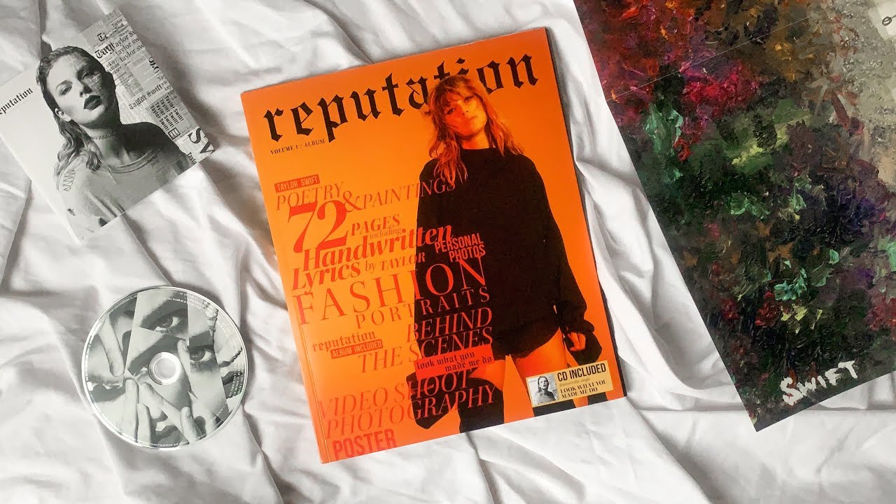 taylor swift - reputation ( magazine vol 1 | cd unboxing)