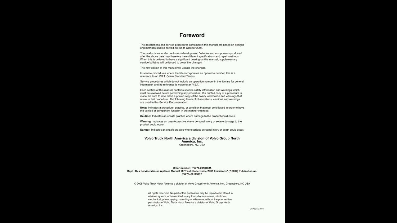 Volvo Mid 128 Fault Code Guide