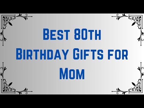 Best 80th Birthday Gifts for Mom | Gifts for Mom | Gift for Elderly Woman | Gift For Mother's Day