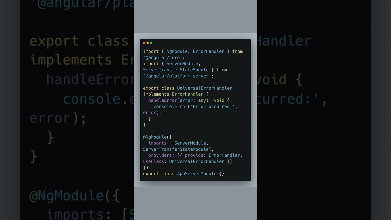 Master Angular Universal Error Handling #Angular