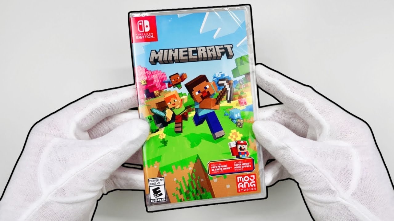 New Minecraft Nintendo Switch 2025 Unboxing + Gameplay