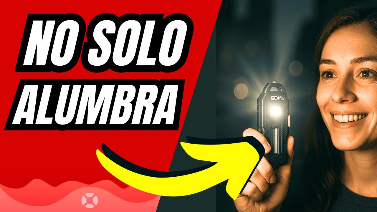 🎒 Linterna de Seguridad 6 en 1: Pequeña, Potente y Lista para Emergencias