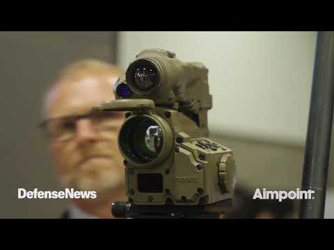 Aimpoint showcases their fire control systems and the next generation release