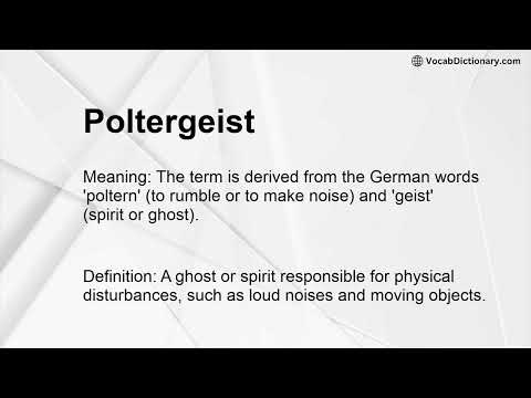 Poltergeist Meaning